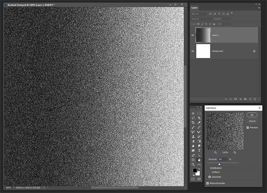Tutorial to create metal texture in Photoshop